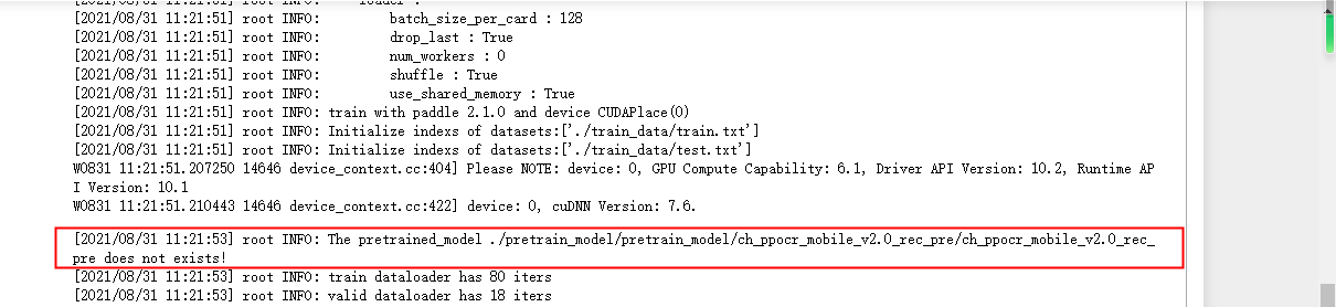 PaddleOCR/dygraph官方给的预训练模型不能用 · Issue #3853 · PaddlePaddle/PaddleOCR · GitHub