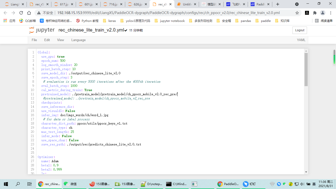 PaddleOCR/dygraph官方给的预训练模型不能用 · Issue #3853 · PaddlePaddle/PaddleOCR · GitHub