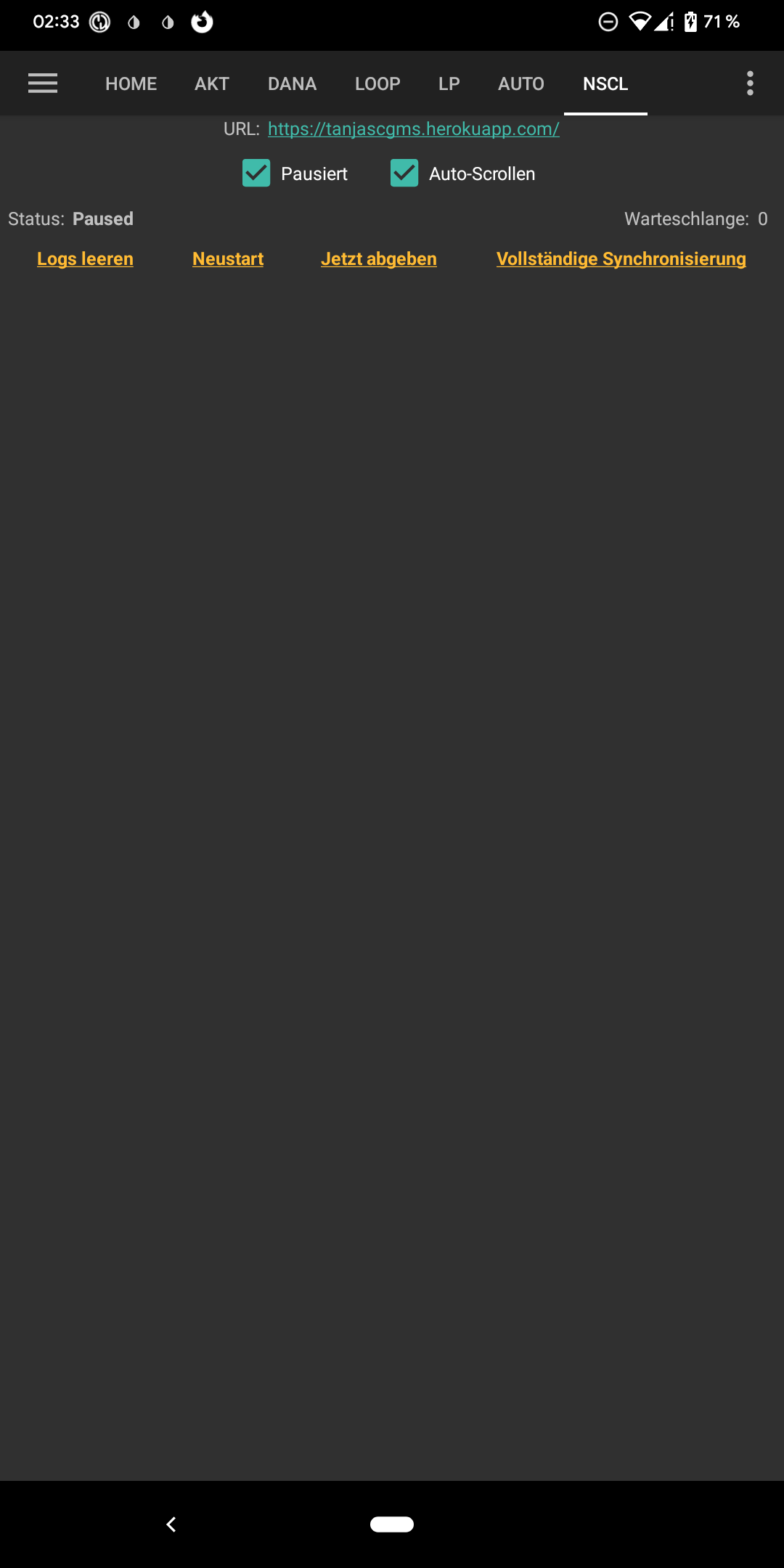 3.0beta11: NSClient queue appears empty · Issue #1114 · nightscout/AndroidAPS · GitHub