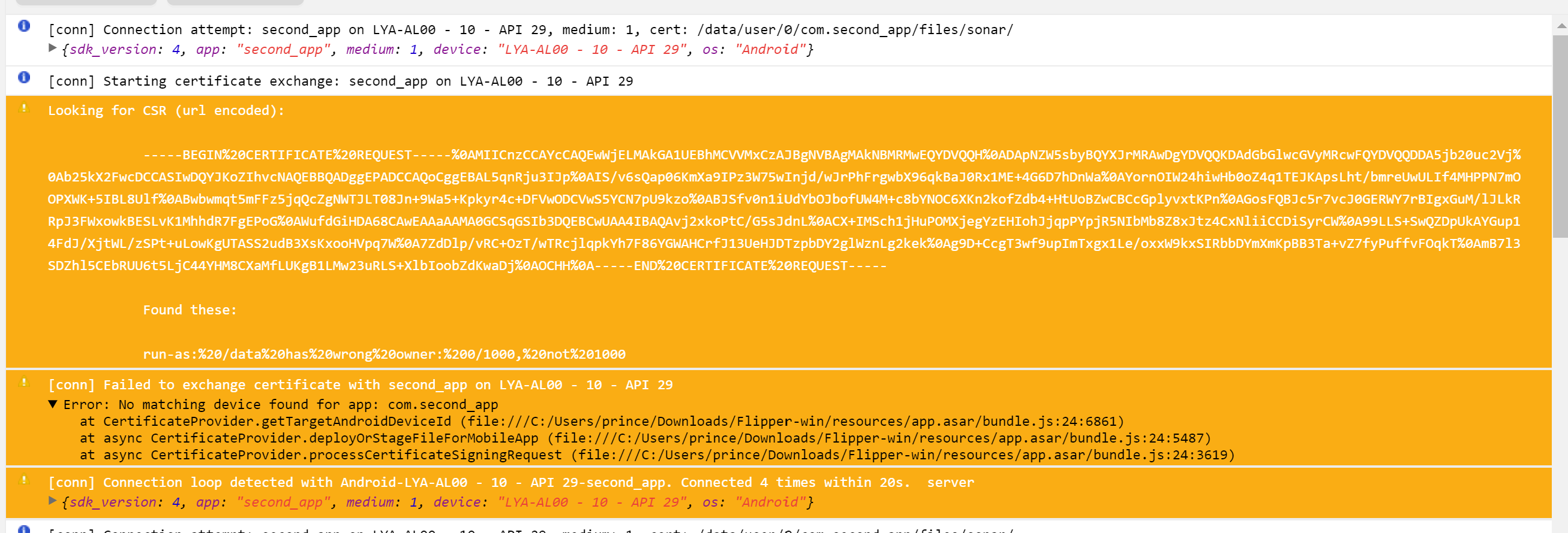 You can't select an application · Issue #3225 · facebook/flipper · GitHub