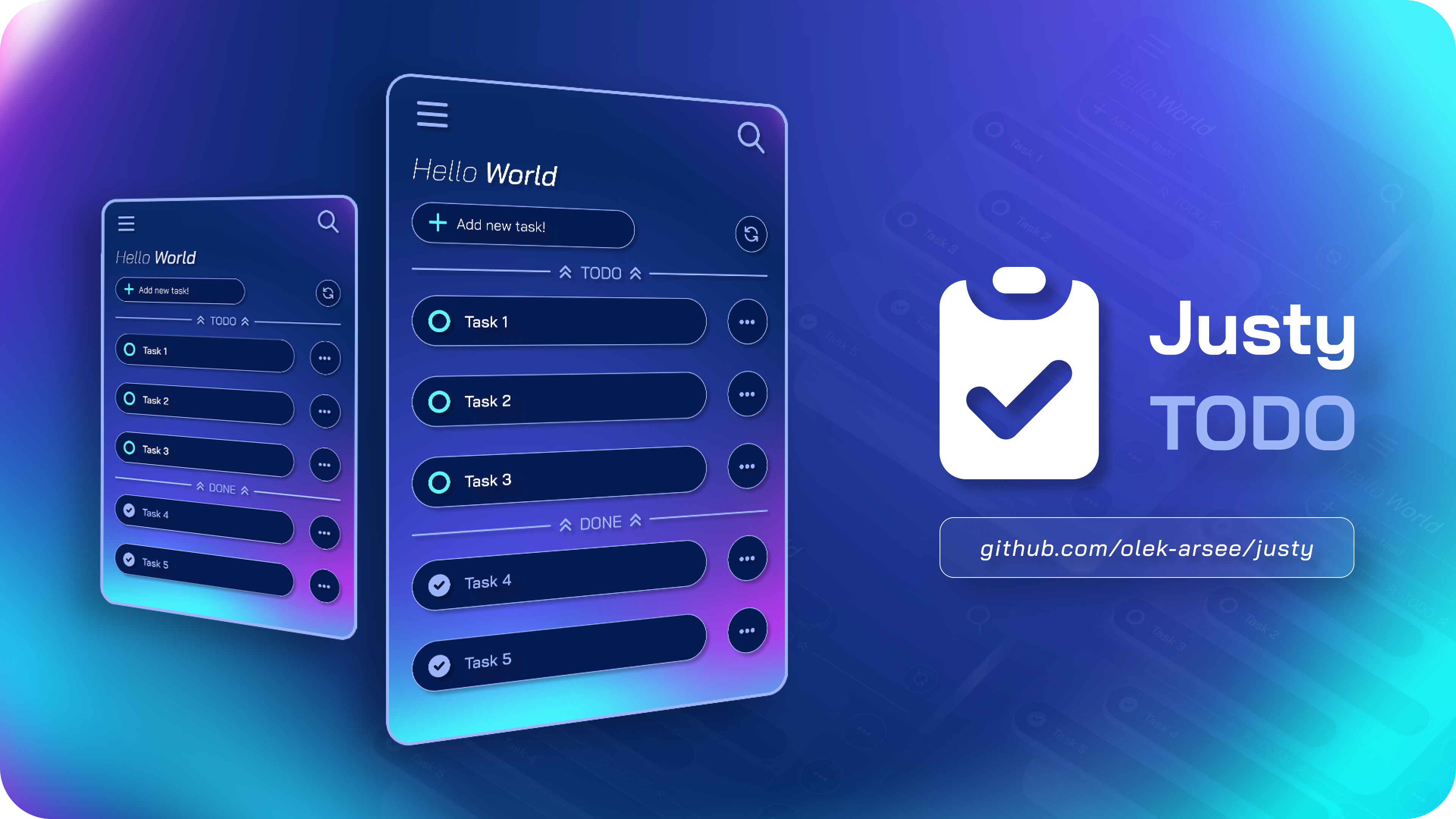 GitHub - LA-DSI/justy: ⚛️ To-Do app with synchronized tasks with database