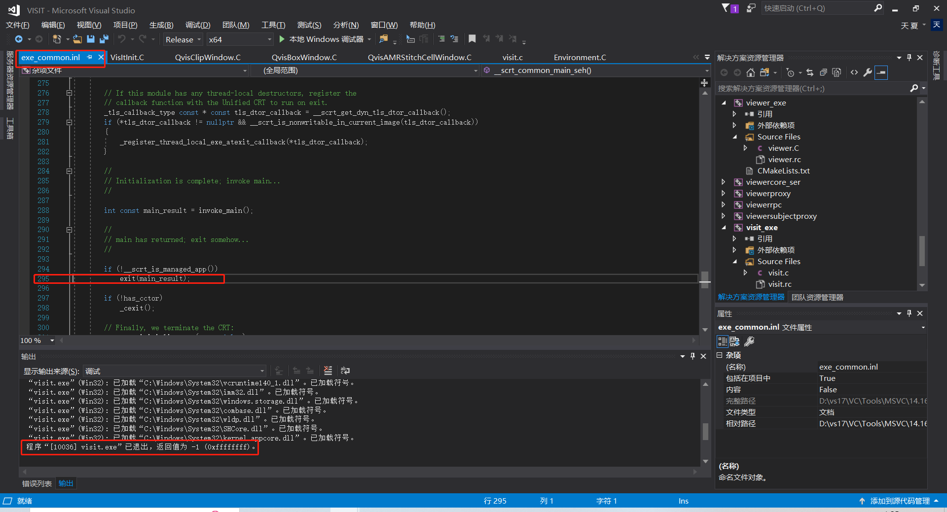 Error Report Of Debugging Item Visitexe · Issue 18217 · Visit Davvisit · Github 