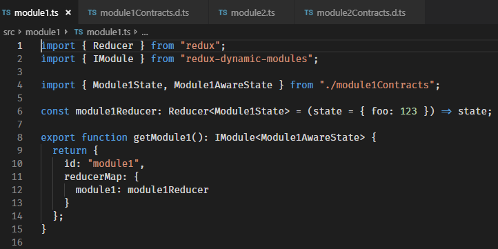 Typescript Recipes · Issue 46 · Microsoft Redux Dynamic Modules · Github