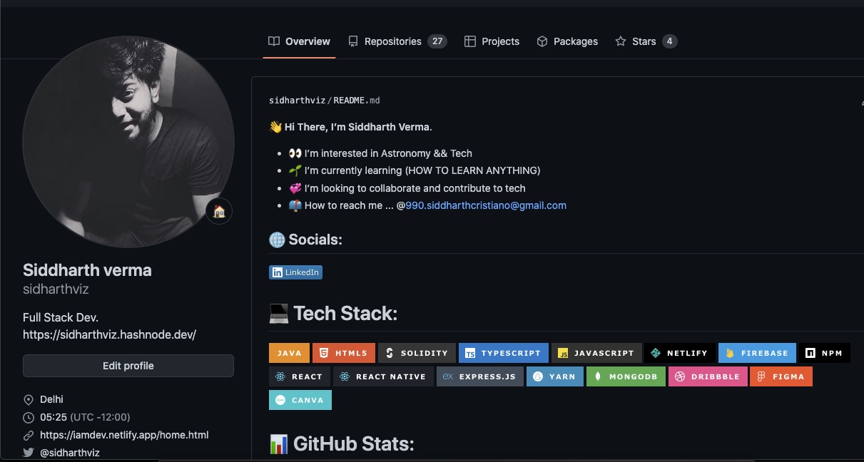 [PROFILE ADDITION] · Issue #1677 · EddieHubCommunity/awesome-github ...