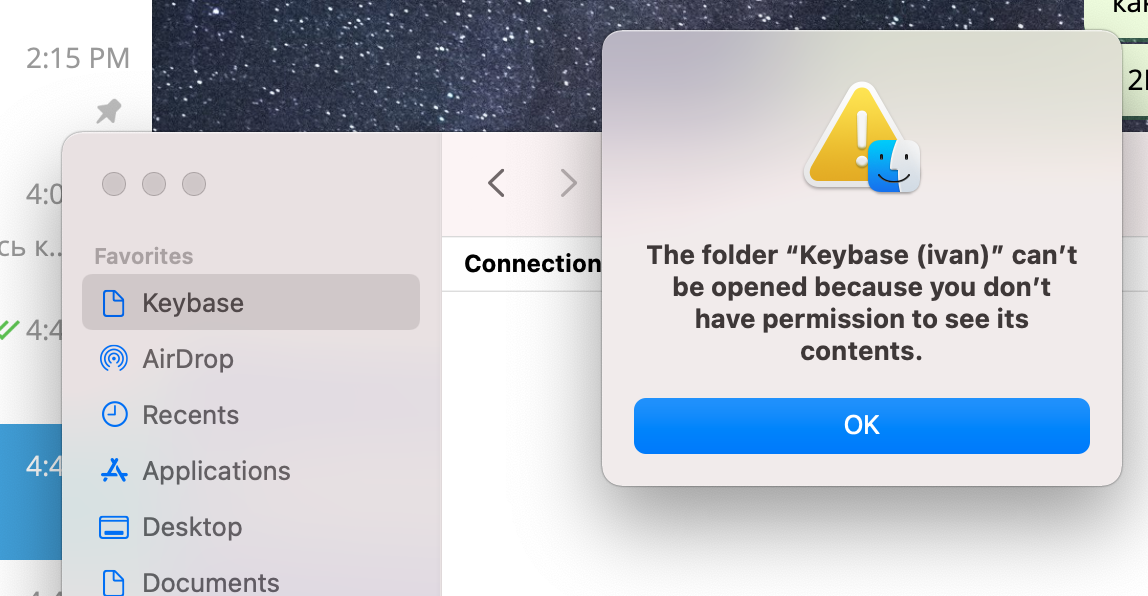 access to the keybase folder on may mac · Issue #24376 · keybase/client · GitHub