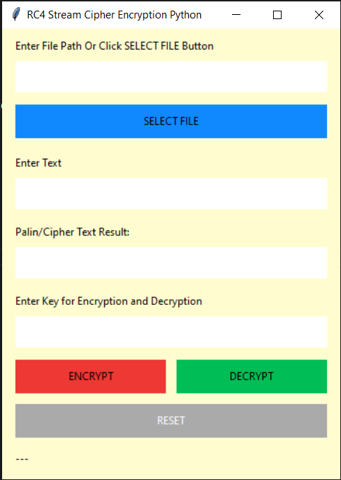 GitHub - farhan3001/MyOwnStreamCipher: Tugas 2 II4031 Kriptografi dan Koding Stream Cipher RC4 ...