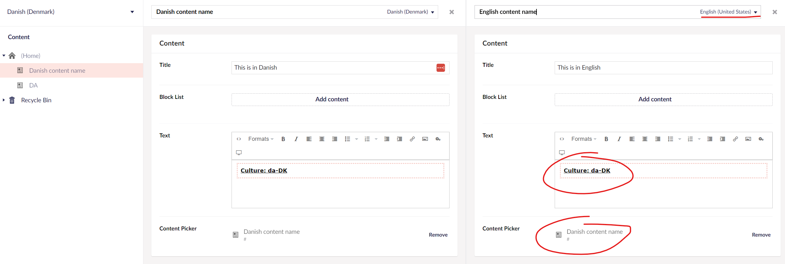 Multi URL Picker not showing translations in split view. · Issue #13461 · umbraco/Umbraco-CMS ...
