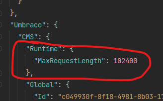 Can't upload large files in v10.3.2 · Issue #13675 · umbraco/Umbraco-CMS · GitHub