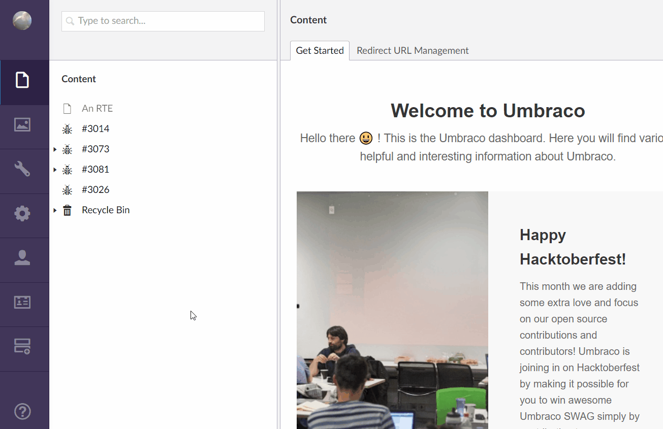 Forms tree reports error when Forms is not installed · Issue #3373 · umbraco/Umbraco-CMS · GitHub