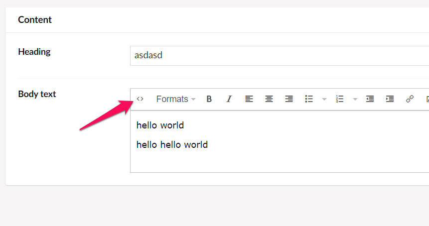 v8 Rich text editor source code viewer too small, button in a weird place on toolbar · Issue ...