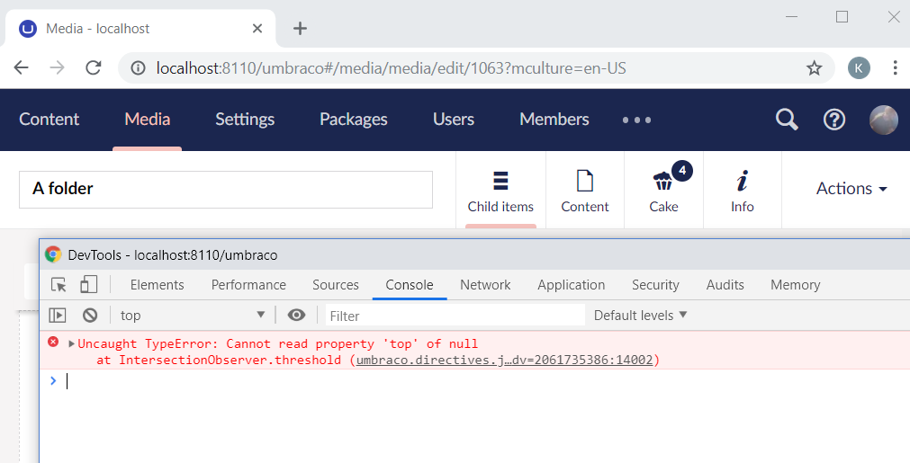 Sticky Header Throws A Js Console Error · Issue 5880 · Umbracoumbraco Cms · Github