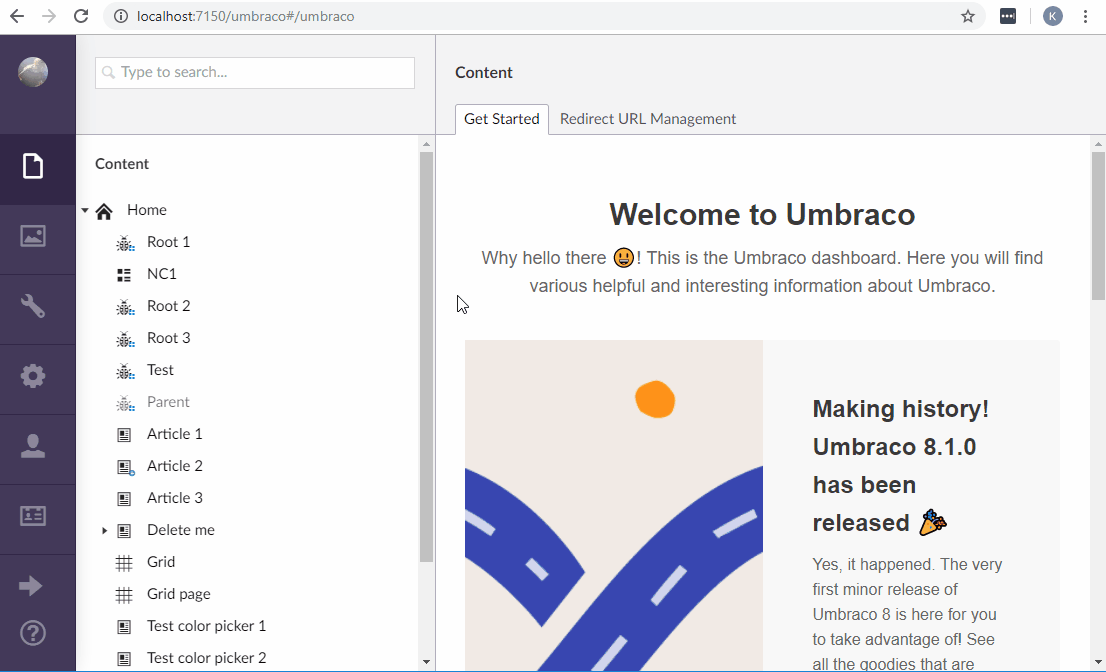 No confimation after Delete, submit, etc · Issue #5975 · umbraco/Umbraco-CMS · GitHub