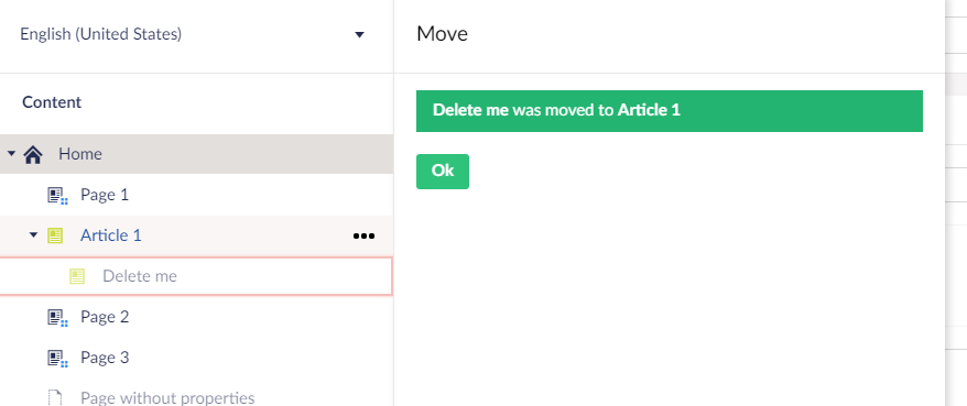 No confimation after Delete, submit, etc · Issue #5975 · umbraco/Umbraco-CMS · GitHub