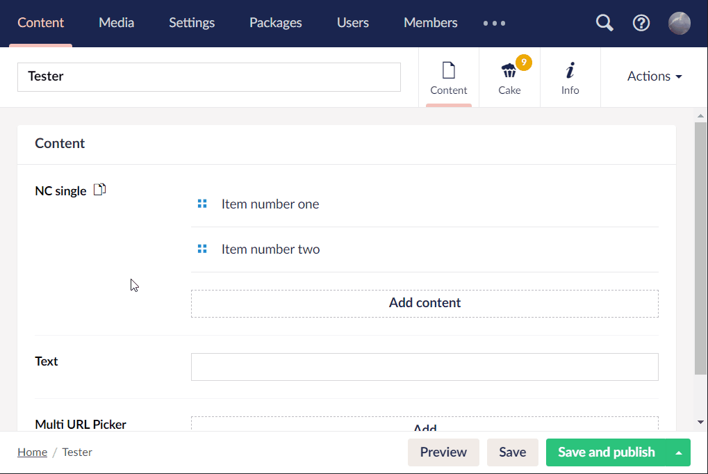 UX: Show type dialog for nested content if paste-option(s) is available · Issue #6311 · umbraco ...