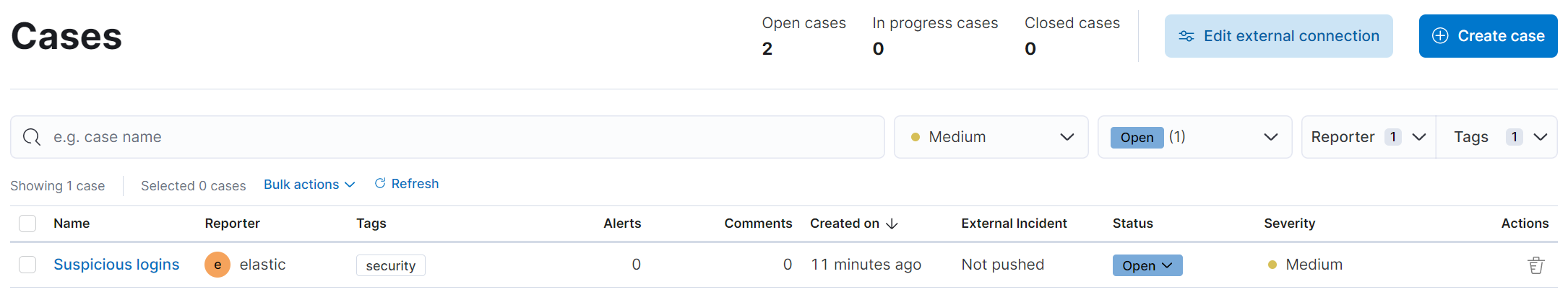 [Cases] Persist filter settings in Cases list to the URL · Issue #131806 · elastic/kibana · GitHub