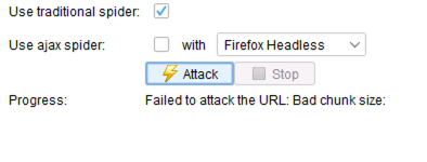 failed to attack the url bad chunk size · Issue #6616 · zaproxy/zaproxy · GitHub
