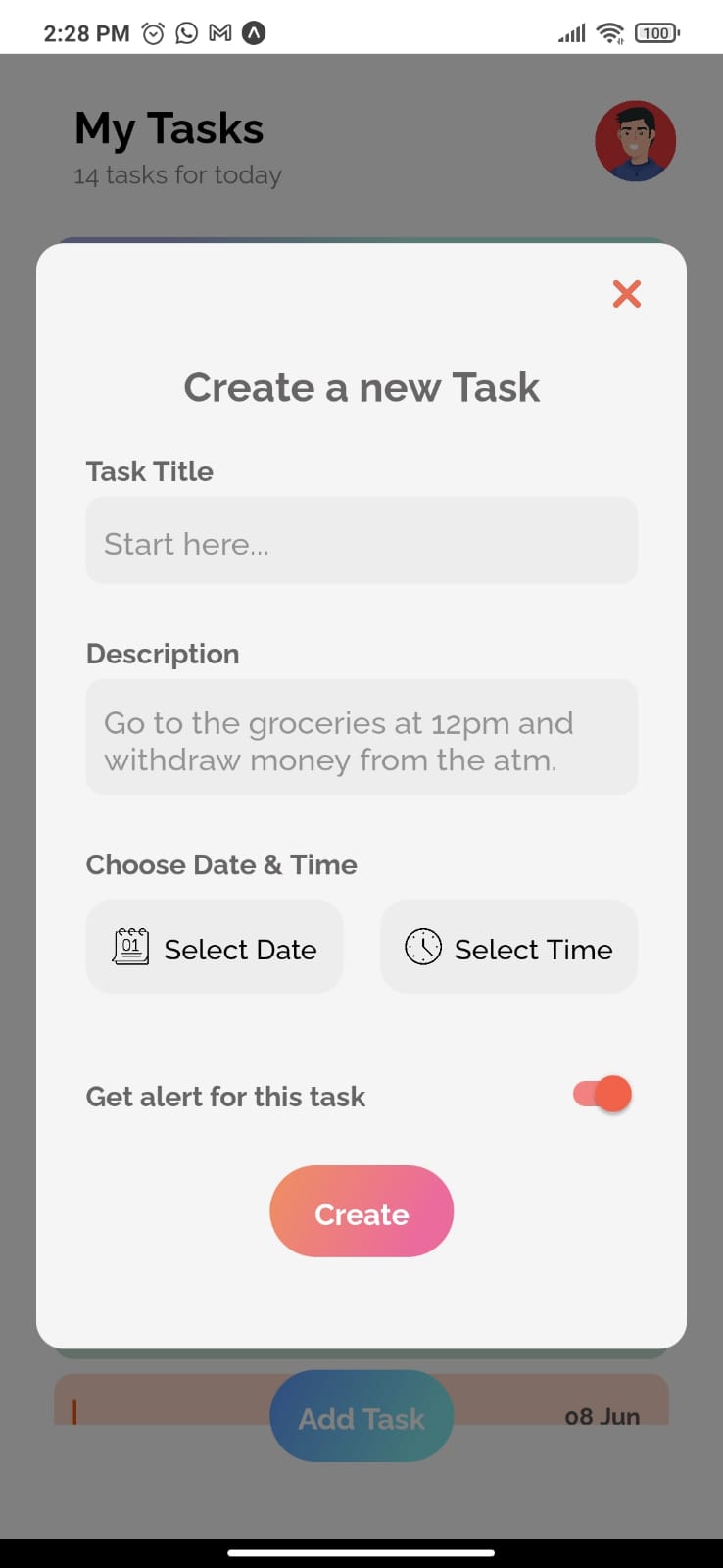 GitHub - madwhopaka/ToDoApp: A React Native app for recoding to-do's