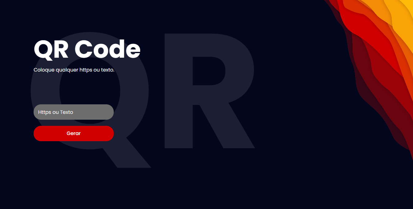 Github Ryanoliveiracarvalhoqr Code Generator Qr Code Generator Using Eel Python Html Css