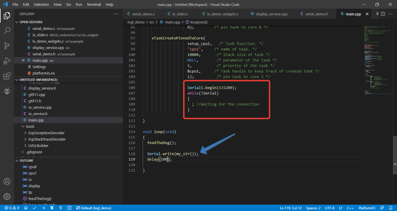 Identifier "Serial" is undefined! · Issue #1 · yeacreate-opensources ...