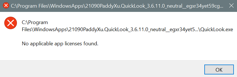 Quicklook stopped working · Issue #942 · QL-Win/QuickLook · GitHub