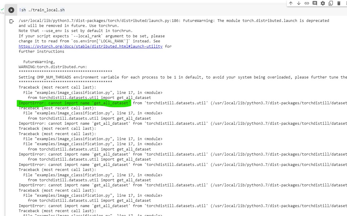 AttributeError: module 'torchdistill.datasets.util' has no attribute ...