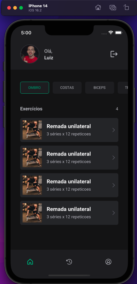 GitHub - LuizWolfgang/GymApp