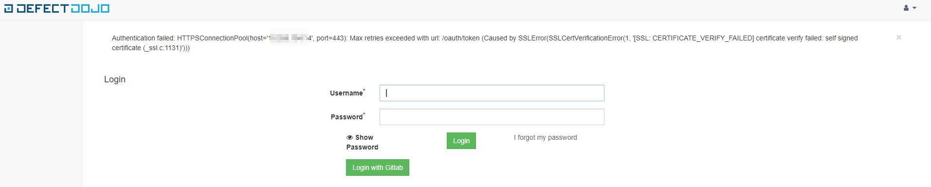 Login and authenticate Dojo through Gitlab · Issue #7246 · DefectDojo/django-DefectDojo · GitHub