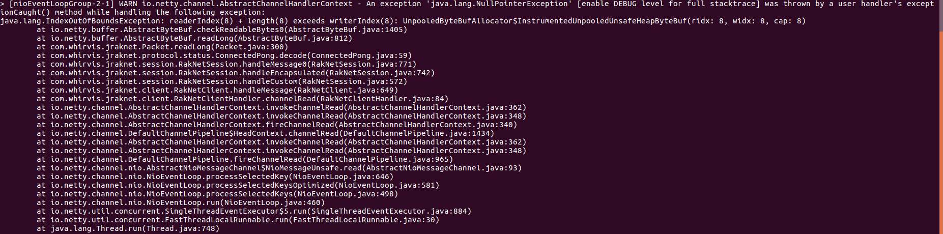 About Connected Pong Packet · Issue #99 · whirvis/JRakNet · GitHub