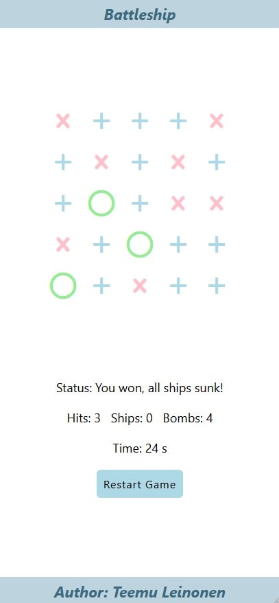 GitHub - LTeemu/Battleship: Oamk exercise