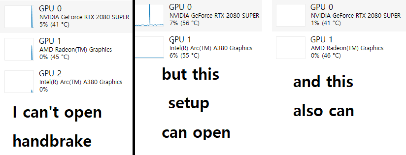 can't open handbrake in 3 gpu setup · Issue #5035 · HandBrake/HandBrake ...