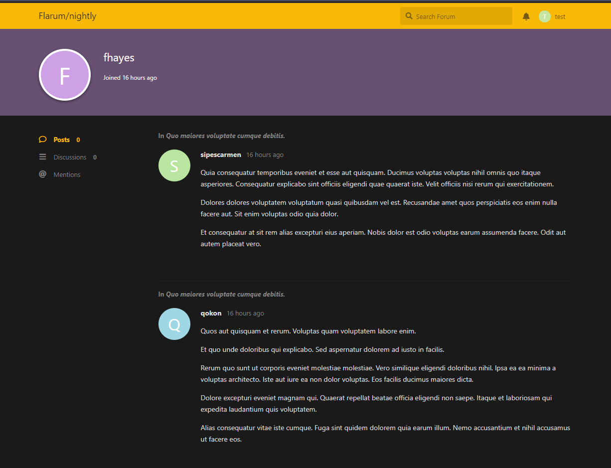 Regression: ListPostsController not correctly filtering by user ID · Issue #2671 · flarum ...