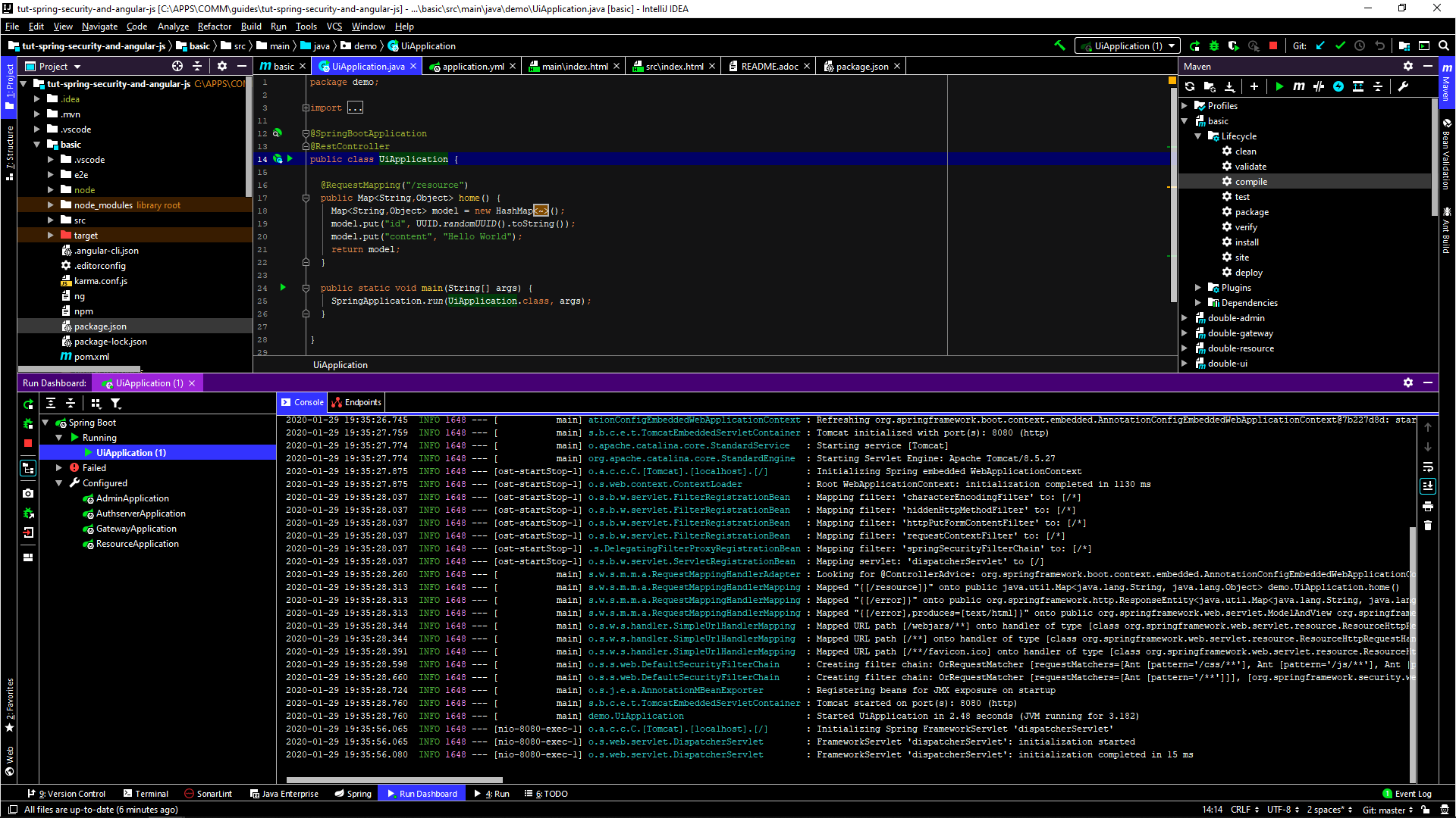404 after login in basic · Issue #229 · spring-guides/tut-spring-security-and-angular-js · GitHub