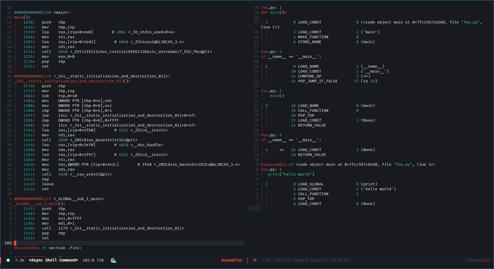 Github Dankeyypydump Mimicking Objdump Sl Output In Python 1348