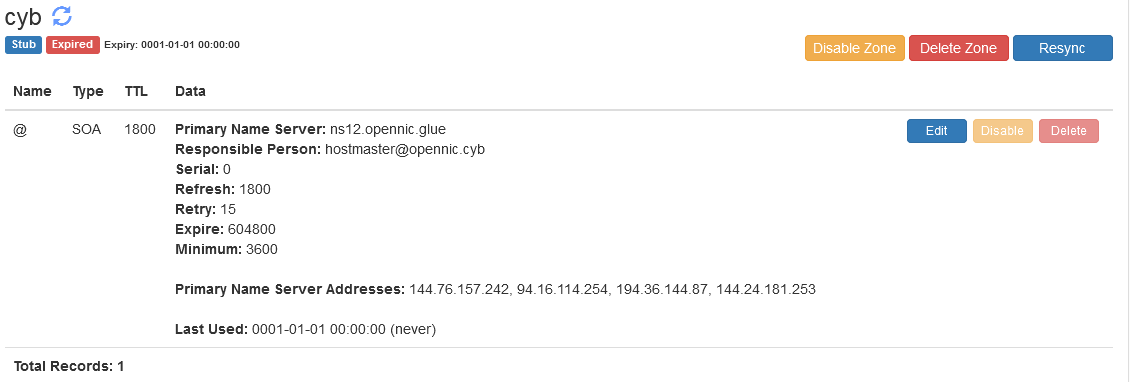 Cannot enable stub zone .cyb · Issue #415 · TechnitiumSoftware/DnsServer · GitHub