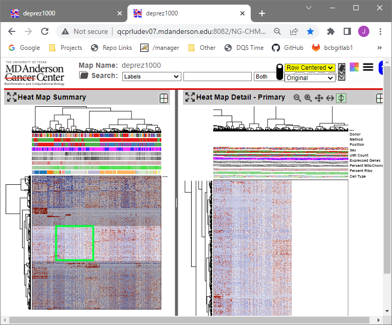 Some shift-drag selections on summary pane can cause detail map to be drawn incorrectly. · Issue ...