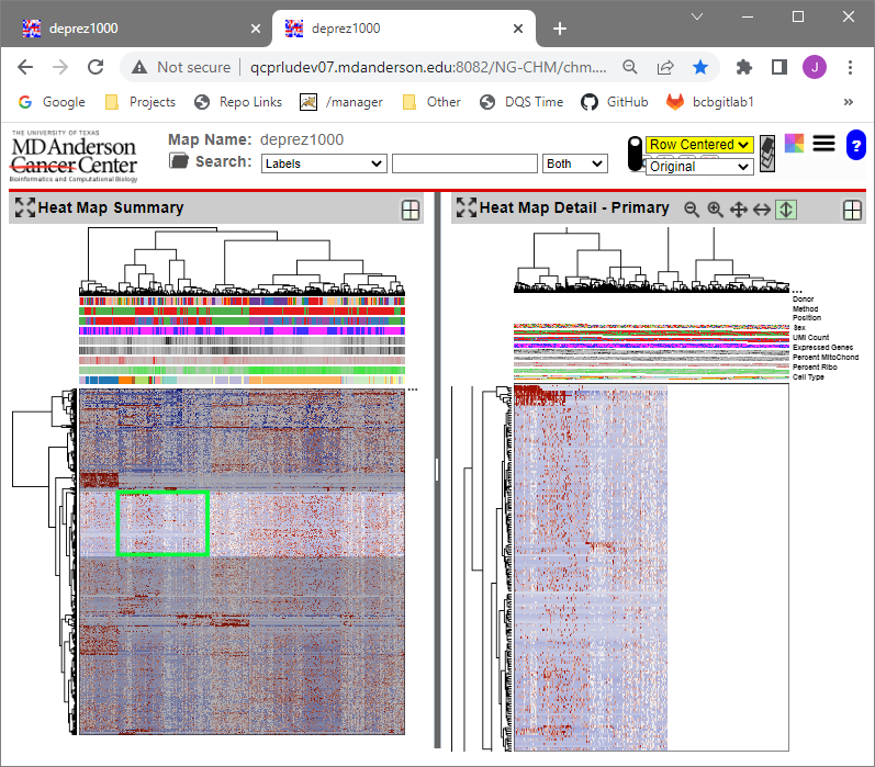 Some shift-drag selections on summary pane can cause detail map to be drawn incorrectly. · Issue ...