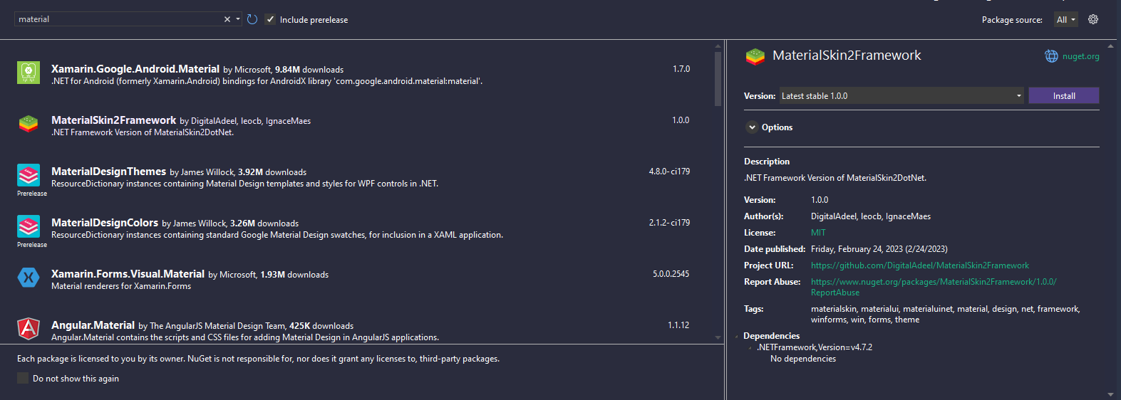 Futures to add. · Issue #1 · DigitalAdeel/MaterialSkin2Framework · GitHub