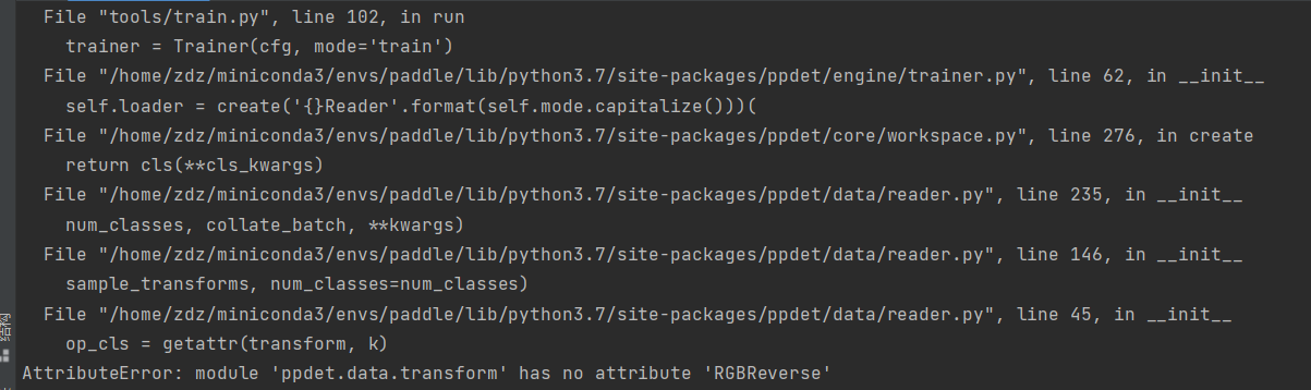 尝试训练farimot时错误 · Issue #3278 · PaddlePaddle/PaddleDetection · GitHub
