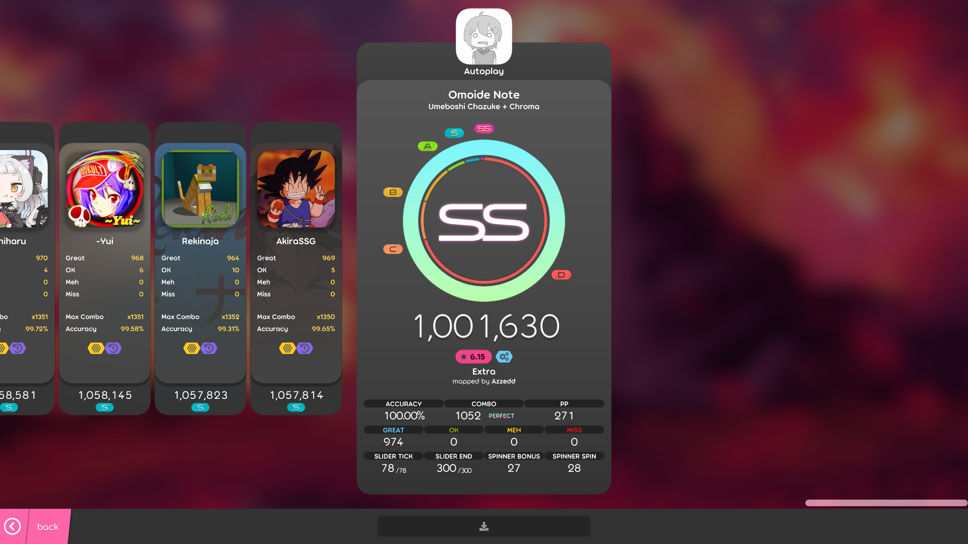 "Perfect" combo displayed when score isn't an FC · ppy osu · Discussion ...