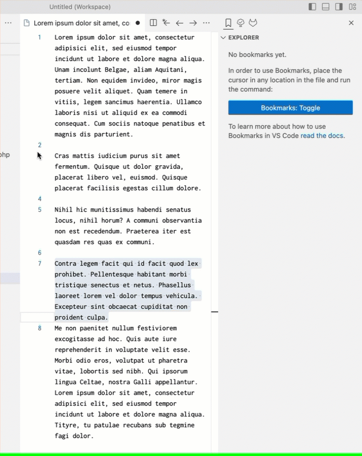 Bug Bookmark Context Menu In Gutter Is Incorrect When Removing Bookmark From Side Bar