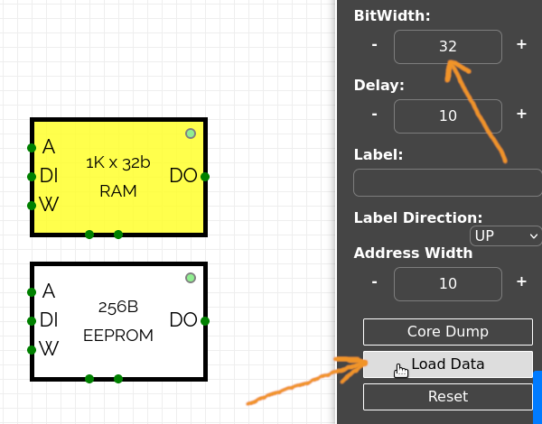 🐞 Bug Simulator Cannot Load Data To Rameeprom With Bitwidth 30