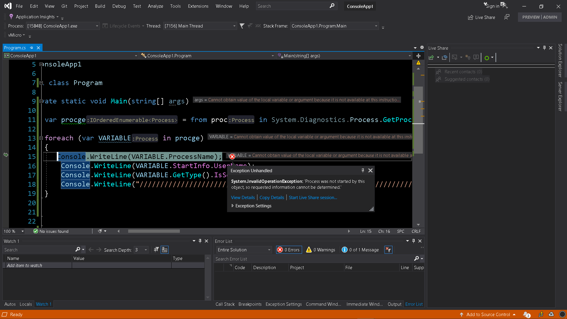 Invalidoperationexception · Issue 49955 · Dotnetruntime · Github 