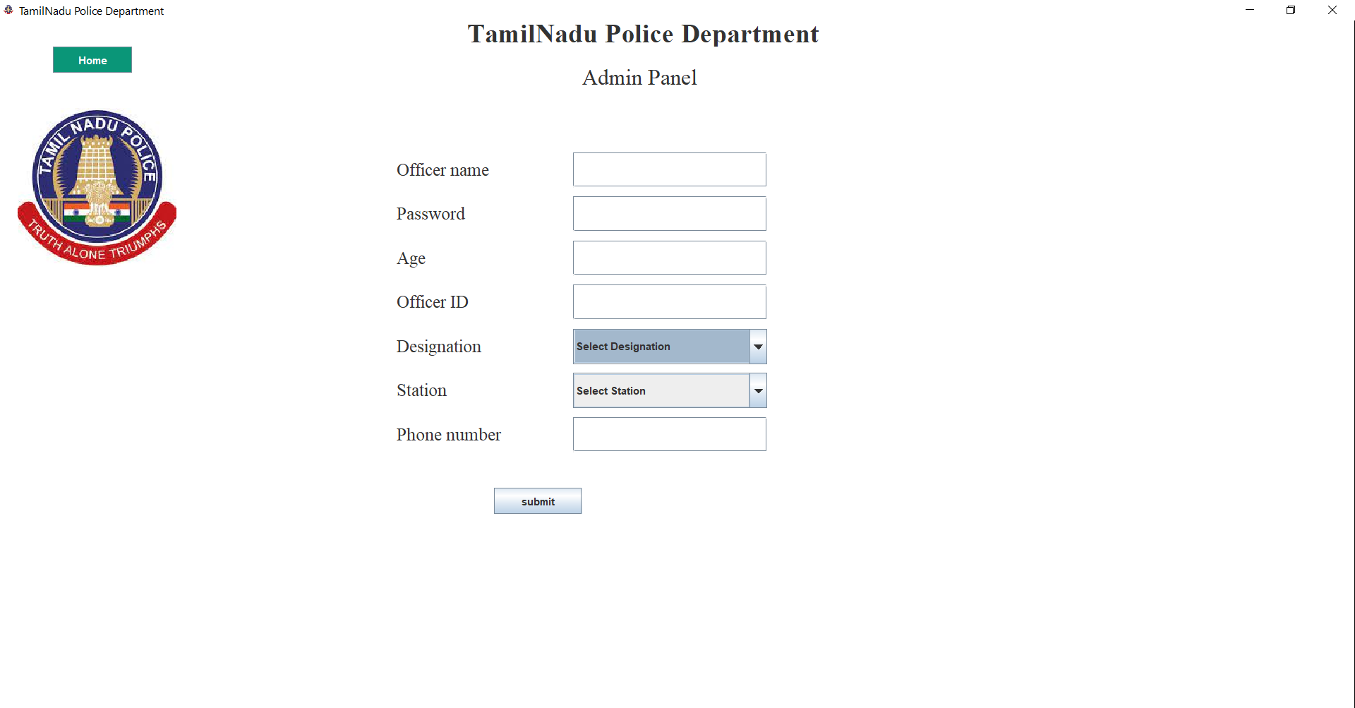 GitHub - rraamm12/PoliceFIR_management_system