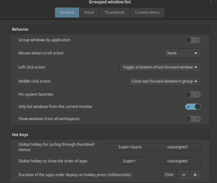 Grouped window list - only list windows from the current monitor not working · Issue #8802 ...