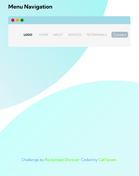 Github Callseven Menu Navigation Menu Navigation Rocketseat Discover