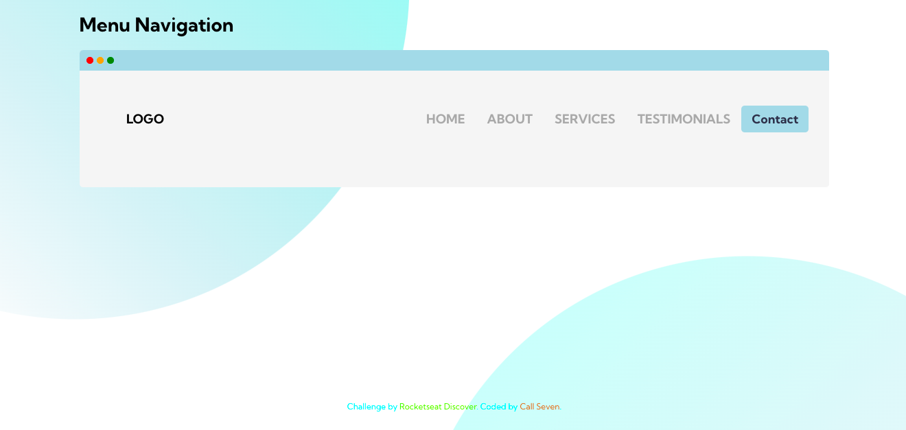 GitHub - callseven/Menu-Navigation: Menu Navigation Rocketseat Discover