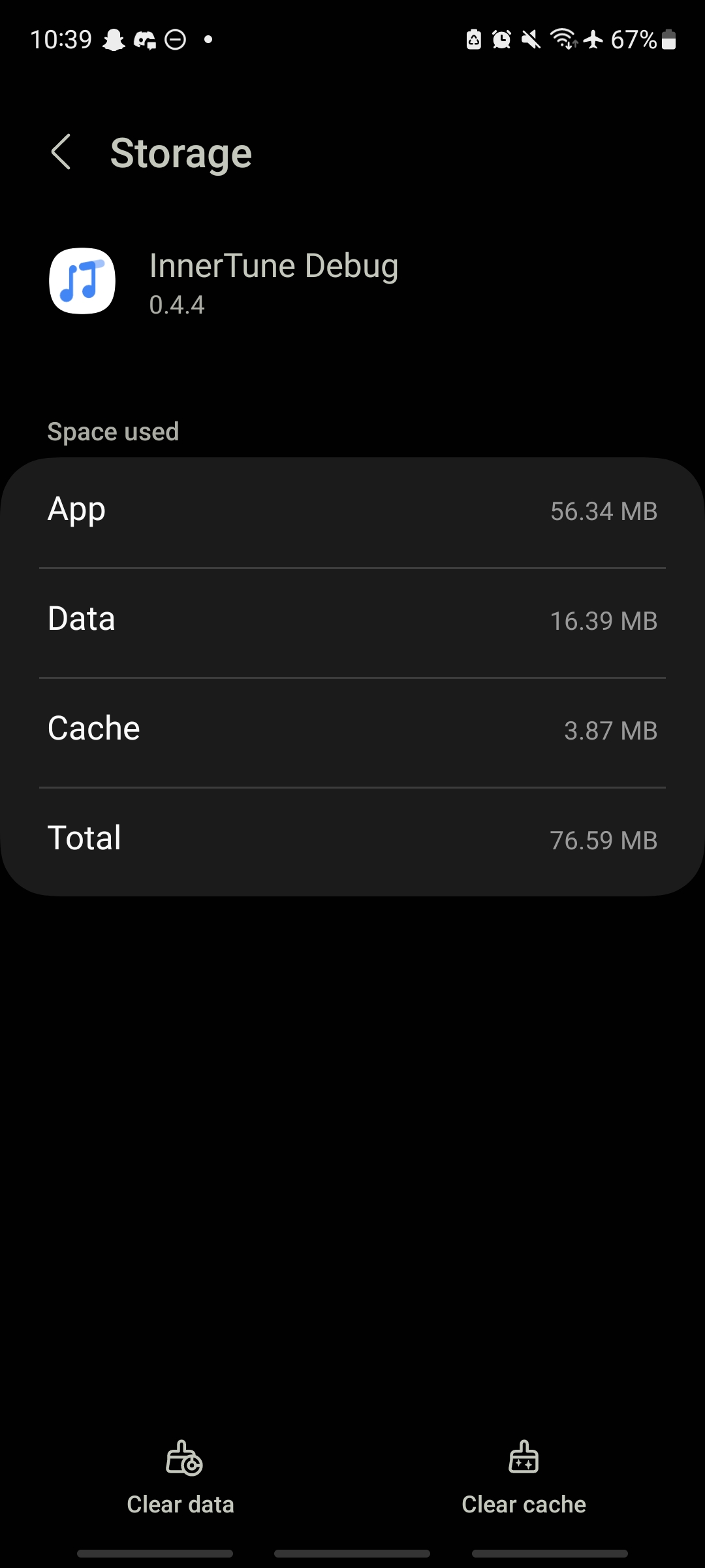 App size suddenly increases ~ 40 mb · Issue #745 · z-huang/InnerTune · GitHub