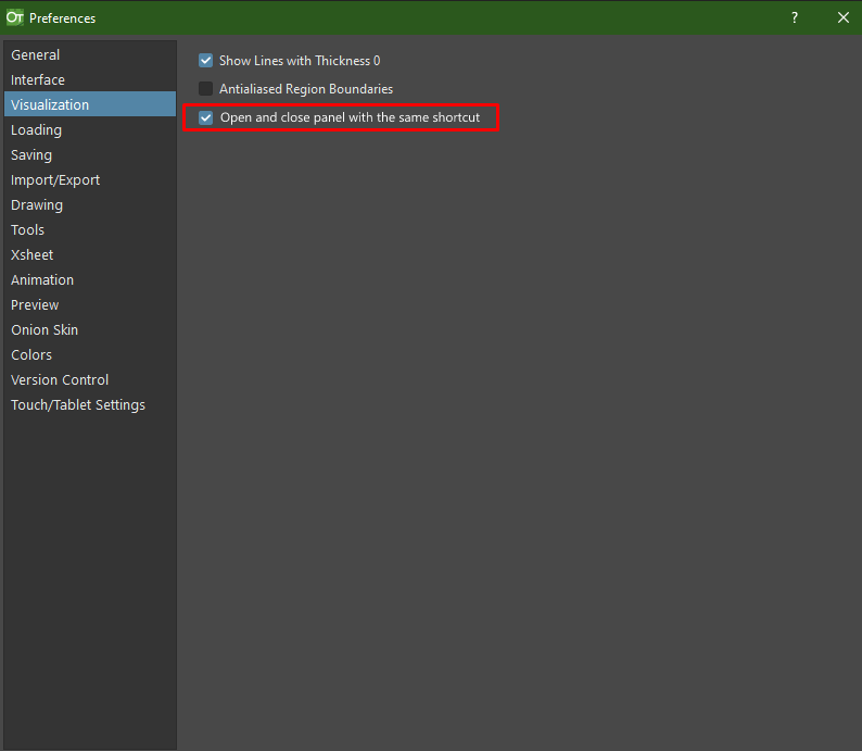Open and close panels via shortcut key · Issue #3868 · opentoonz ...