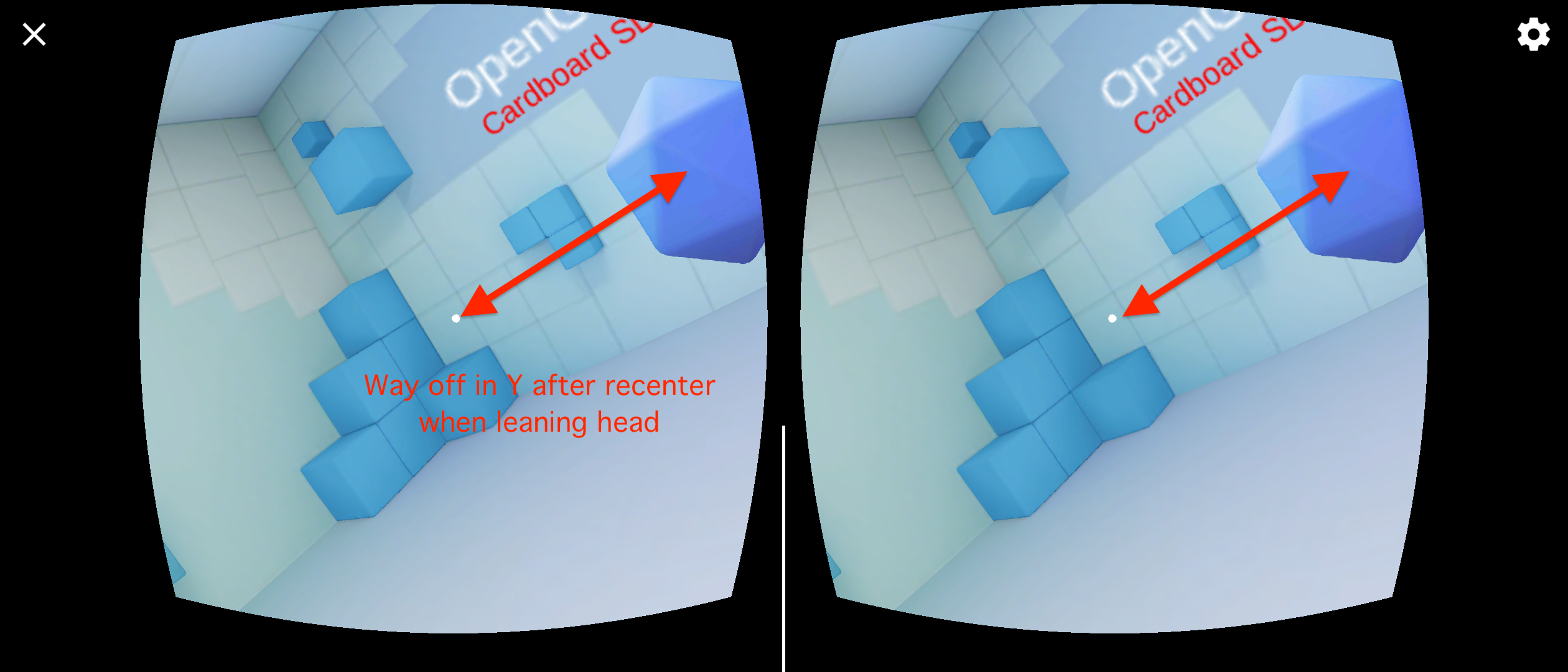 Recenter fails when leaning the head · Issue #415 · googlevr/cardboard · GitHub