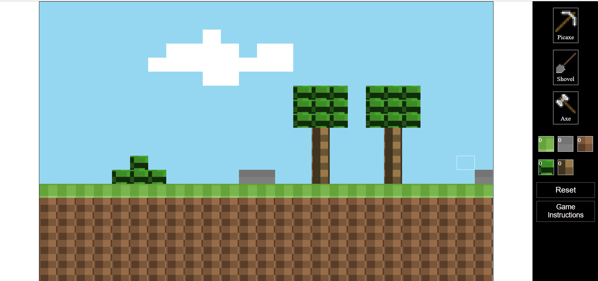 GitHub - ahmadzughaer/Minecraft-Game-2D-Edition